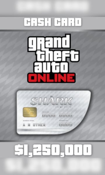 Buy Grand Theft Auto Online: Great White Shark Cash Card (PC) 1250000 ...