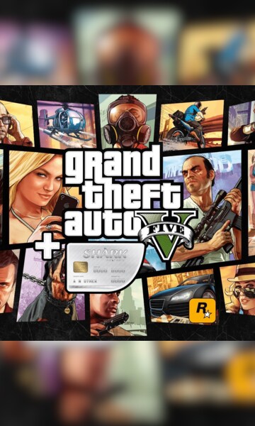 Buy Grand Theft Auto V + Great White Shark Cash Card (PC) - Rockstar ...