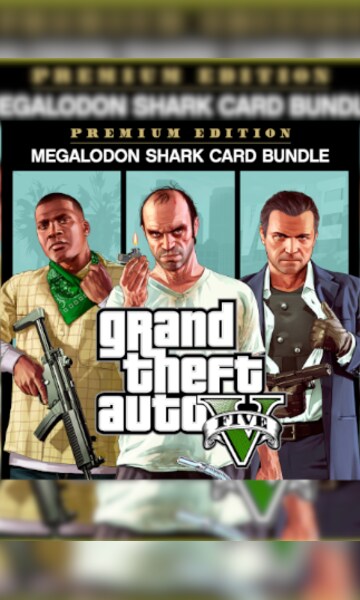 Kup Grand Theft Auto V: Premium Online Edition & Megalodon Shark Card ...