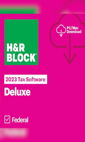 Buy H&R Block Tax Software | Deluxe (PC, Mac) (1 Device, Lifetime) - H ...
