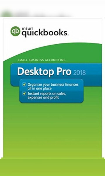 Buy Intuit Quickbooks Desktop Pro 2018 ( PC) - 1 PC, 1 Year - Intuit ...