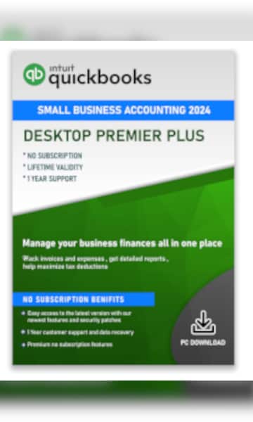 Buy Intuit Quickbooks Desktop Pro Premier Plus 2024 ( PC) - 1 Device ...