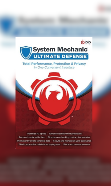 ¡Comprar iolo System Mechanic Ultimate Defense - 10 Devices 1 año - iolo Clave - GLOBAL - Barato ...