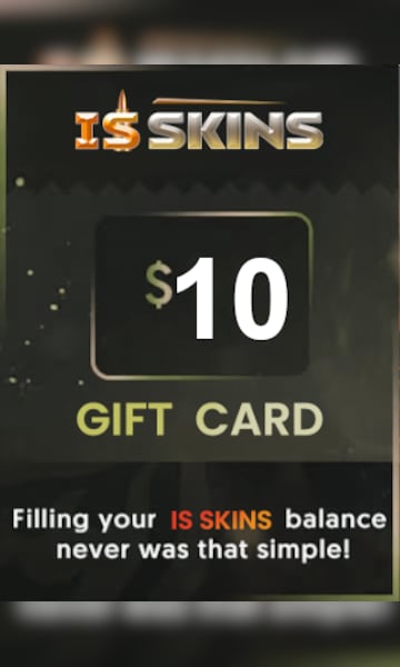 Buy ISSKINS Gift Card 10 USD - isskins.com Key - GLOBAL - Cheap - G2A.COM!