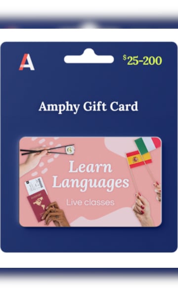 Buy Languages Online - Live Classes Gift Card 100 EUR - Amphy Key ...