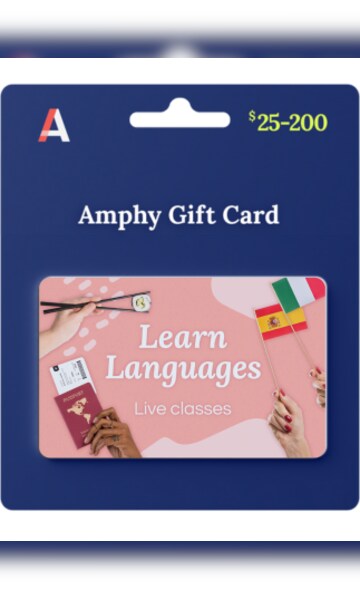 Buy Languages Online - Live Classes Gift Card 25 EUR - Amphy Key ...