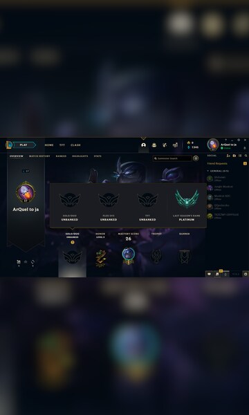 Buy League of Legends Account 25 Champions EUNE server (PC) - League of ...