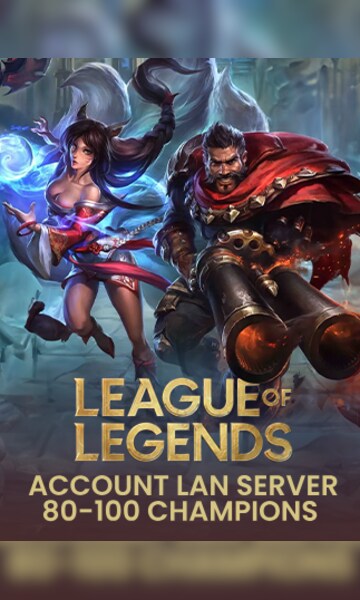 League of Legends Account 80-100 Champions LAN Server (PC) - League of ...