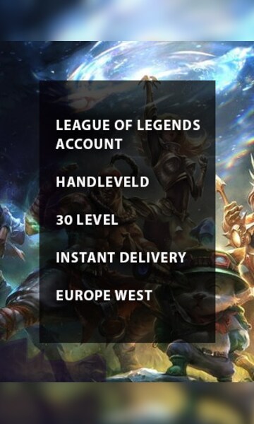 League of Legends LOL Level 30 Account on Europe West by Gamestore.live ...