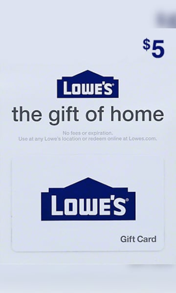 Buy Lowe's Gift Card 5 USD - Lowe's Key - UNITED STATES Online | G2A.COM