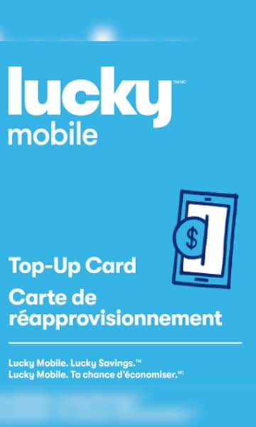 Buy Lucky Mobile PIN Top-Up 15 CAD - LuckyMobile Key - CANADA Online ...