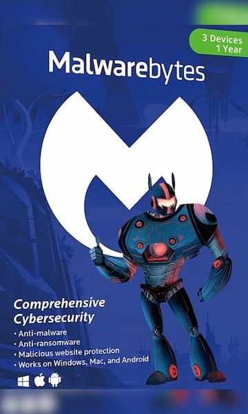 Buy Malwarebytes Anti-Malware (3 Devices, 1 Year) - PC, Android, Mac ...