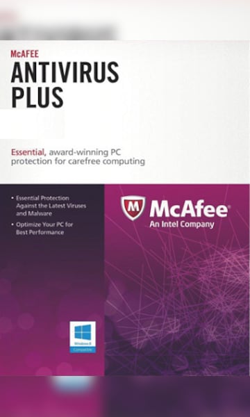 McAfee AntiVirus Plus 1 Device 1 Year License Key