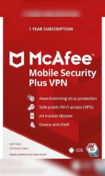 McAfee Mobile Security Plus VPN 🥇 Best Prices | G2A.COM