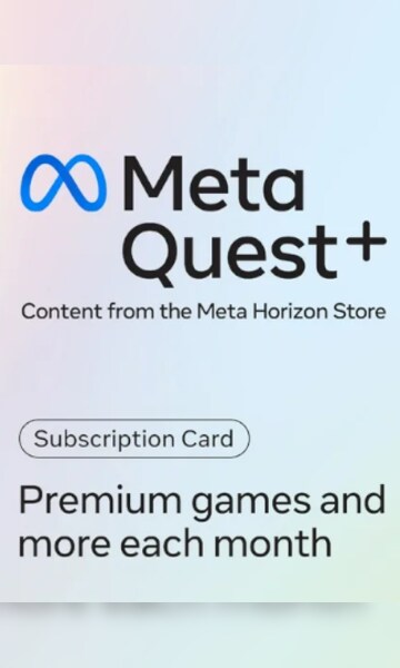 Kup Meta Horizon+ Subscription 3 miesiące Standard Edition - Meta Quest ...