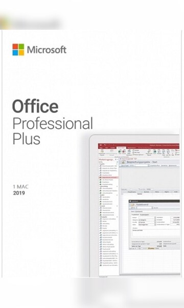 ¡Comprar Microsoft Office Professional 2019 Plus (MAC, 1 Dispositivo ...