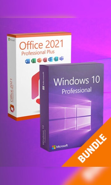 Compra Microsoft Windows 10 Professional & Microsoft Office 2021 ...