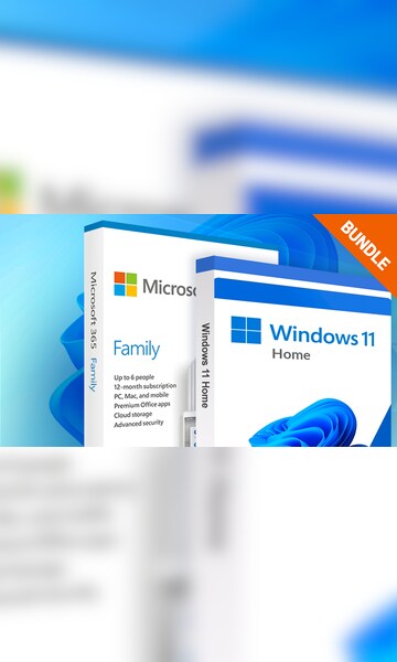 Buy Microsoft Windows 11 Home & Microsoft Office 365 Family Bundle (PC ...