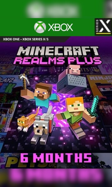 Minecraft Realms Plus Subscription 6 Monate (Xbox One, Series X/S ...