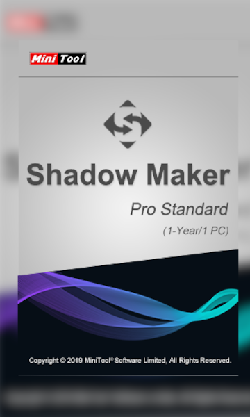 Compre Minitool Shadowmaker Pro Standard 1 Device 1 Year Minitool Solution Key Global Barato