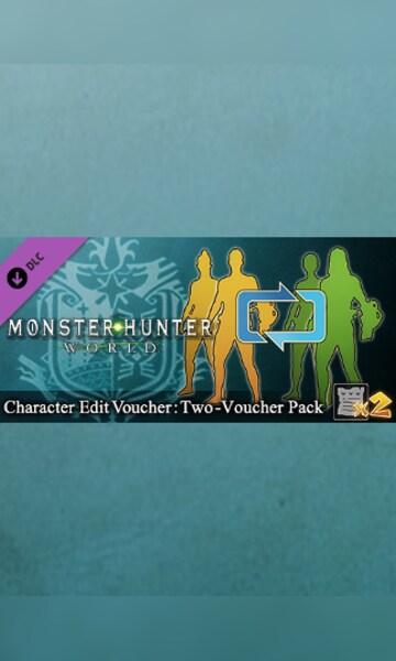 Monster Hunter: World - Character Edit Voucher: Two-Voucher Pack 🥇 Best ...