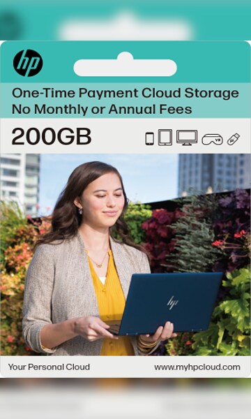 Buy myHPcloud Cloud Storage Platform One-Time Payment Gift Card 200 GB ...