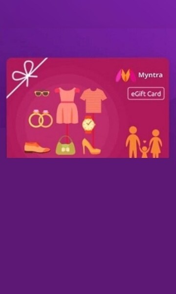 Acheter Myntra Gift card 500 INR - Myntra Clé - INDE - Pas cher - G2A.COM!