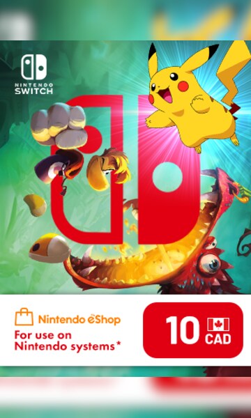 Compra Nintendo eShop Card 10 CAD - Nintendo eShop Chiave - CANADA ...