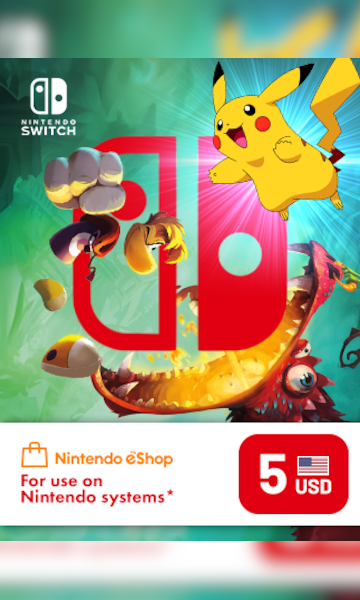 Buy Nintendo eShop Card 5 USD - Nintendo eShop Key - NORTH AMERICA ...