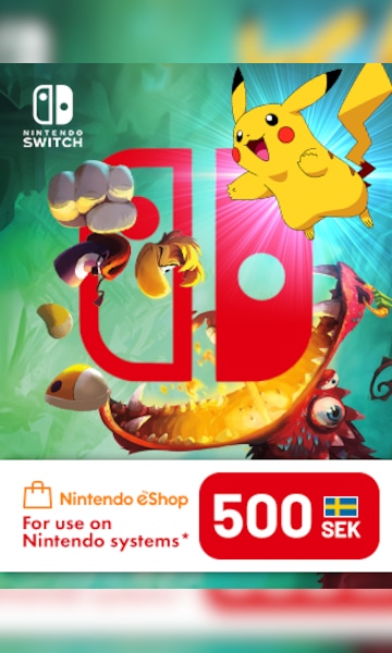 Buy Nintendo eShop Card 500 SEK - Nintendo eShop Key - SWEDEN - Cheap ...