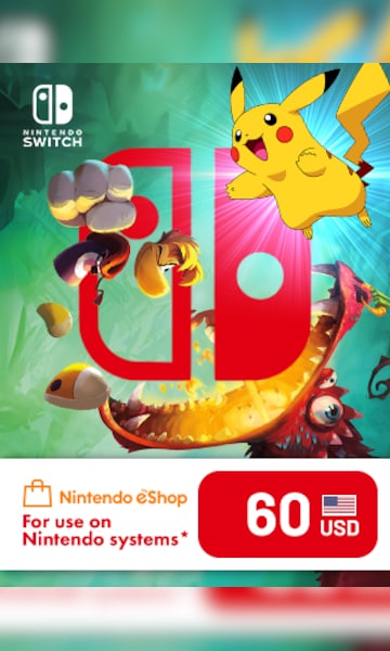 Buy Nintendo eShop Card 60 USD - Nintendo eShop Key - UNITED STATES ...