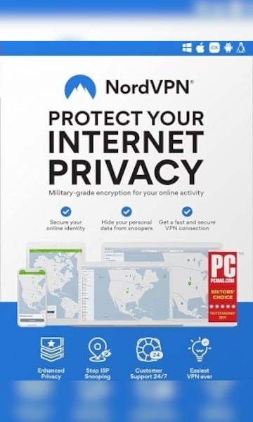 Buy NordVPN Complete VPN Service + NordPass & NordLocker (PC, Android ...