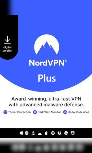 Buy NordVPN Plus VPN Service (PC, Android, Mac, iOS) (1 Device, 1 Year ...