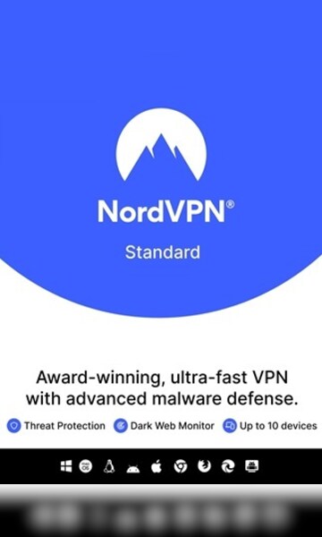 ¡Comprar NordVPN Standard VPN Service (PC, Android, Mac, iOS) (10 Dispositivos, 1 mes) - NordVPN ...