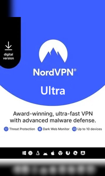 Buy NordVPN Ultra VPN Service (PC, Android, Mac, iOS) (10 Devices, 2 ...