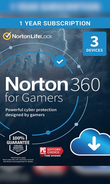 Buy Norton 360 for Gamers (PC, Android, Mac, iOS) 3 Devices, 1 Year ...