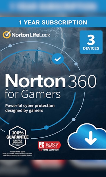 Buy Norton 360 for Gamers (PC, Android, Mac, iOS) 3 Devices, 1 Year ...