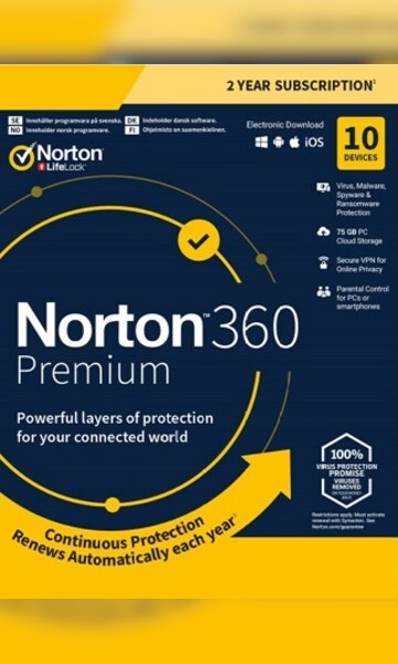 Buy Norton 360 Premium (1 Device, 1 Year) - NortonLifeLock Key - LATAM ...
