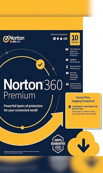 Buy Norton 360 Premium Non-Subscription - (10 Devices, 1 Year ...