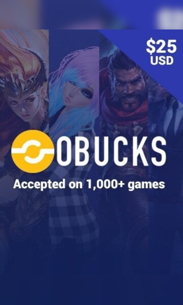 oBucks Gift Card 25 USD - oBucks Schlüssel - GLOBAL kaufen - Günstig - G2A.COM!