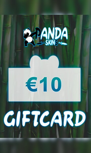¡Comprar PandaSkins Gift Card 10 EUR - Clave - GLOBAL - Barato - G2A.COM!