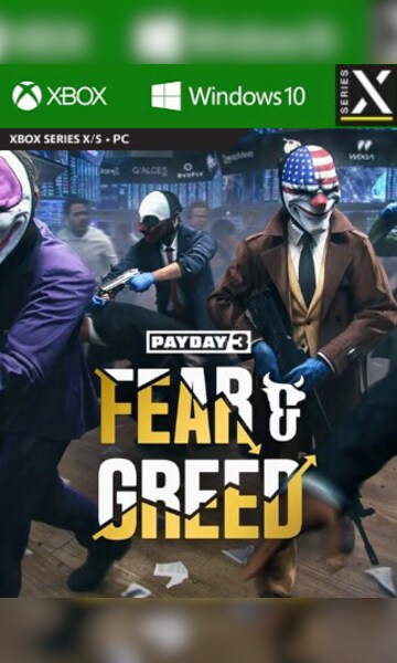 ¡Comprar PAYDAY 3: Chapter 4 - Fear & Greed (Xbox Series X/S, Windows 10) - Xbox Live Clave ...