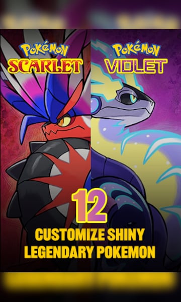 Buy Pokémon Scarlet/Violet Customize Shiny Legendary Pokemon x12 ...