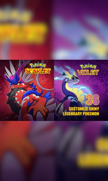 Pokémon Scarlet/Violet Customize Shiny Legendary Pokemon x36 ...