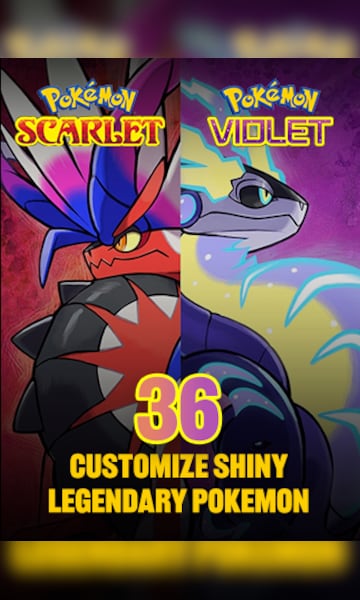 Buy Pokémon Scarlet/Violet Customize Shiny Legendary Pokemon x36 ...