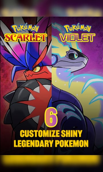 Buy Pokémon Scarlet/Violet Customize Shiny Legendary Pokemon x6 ...