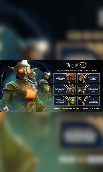 Buy RuneScape Max Pack (PC) - Steam Key - GLOBAL - Cheap - G2A.COM!