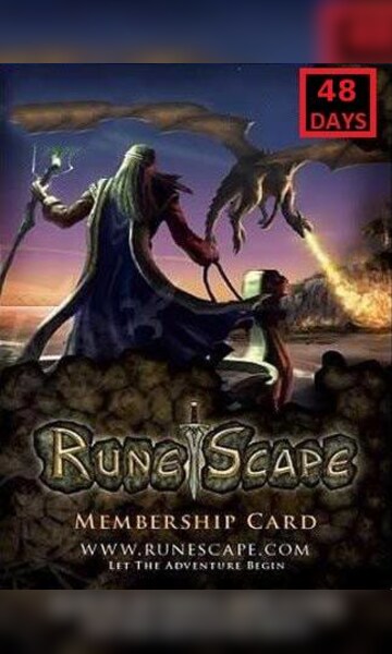 Buy RuneScape Membership Timecard 48 Days (PC) - Runescape Key - GLOBAL ...
