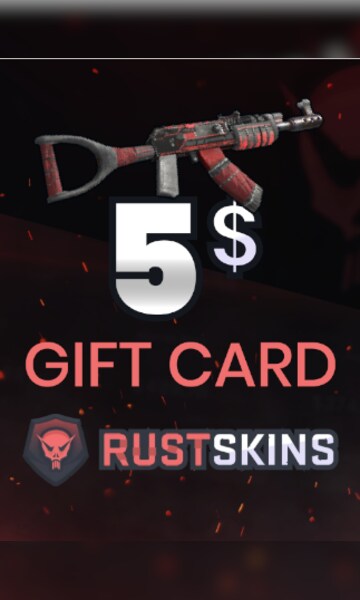 ¡Comprar RUSTSkins Gift Card 5 USD - Clave - GLOBAL - Barato - G2A.COM!