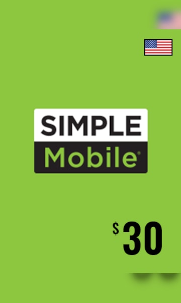 Buy Simple Mobile Prepaid Plan 30 USD - SimpleMobile Key - UNITED ...